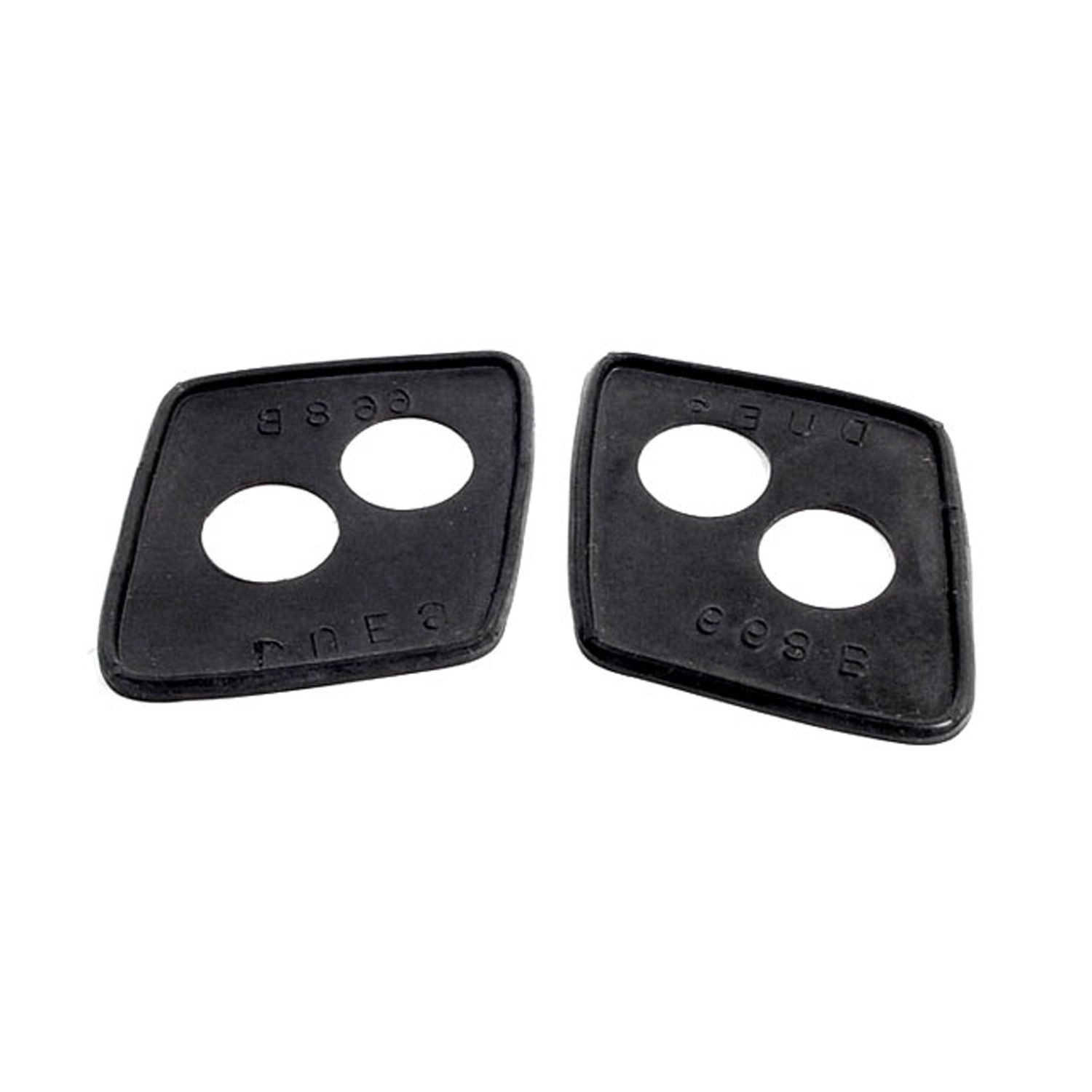 1929-1937 Duesenberg Rear Windshield Post Pads, Driver and Passenger Side