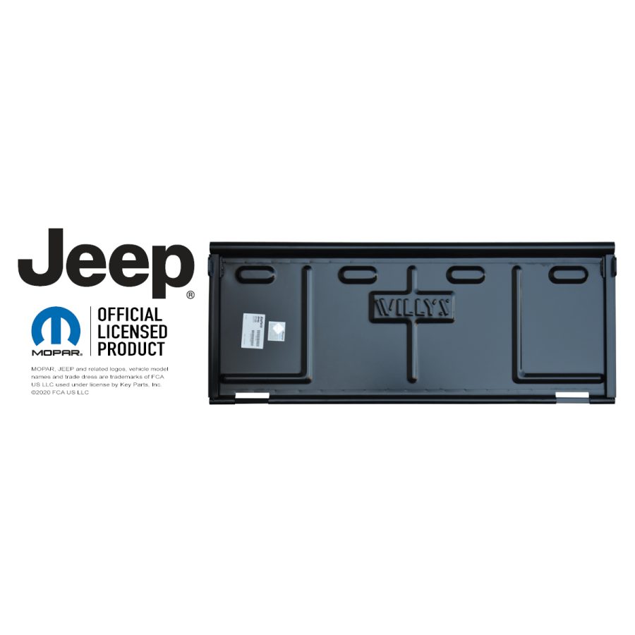 1946-1964 Jeep Willys CJ2A|Willys CJ3A|Willys CJ5 “Willys” Script Tailgate