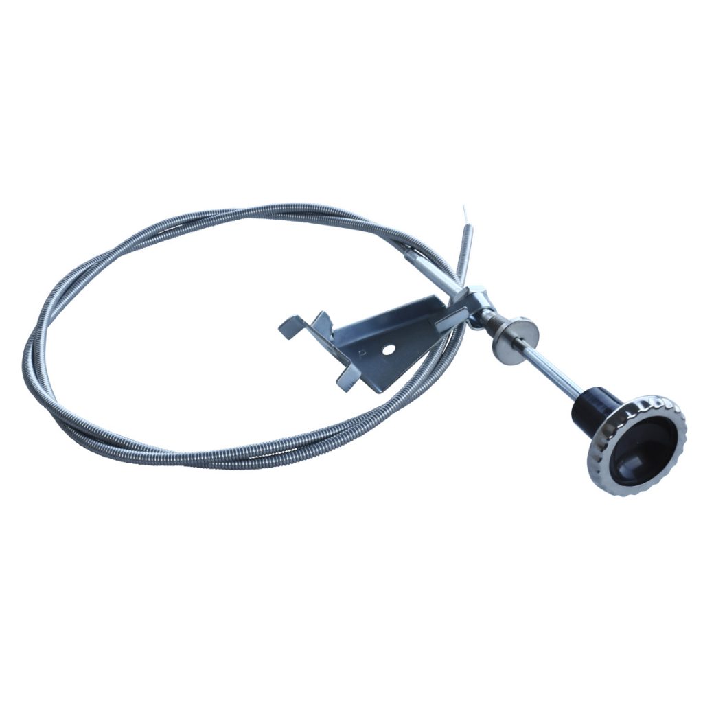 50-63 Chevy|GMC Pickup Deluxe Air Vent Cable and Knob w/Stainless Trim