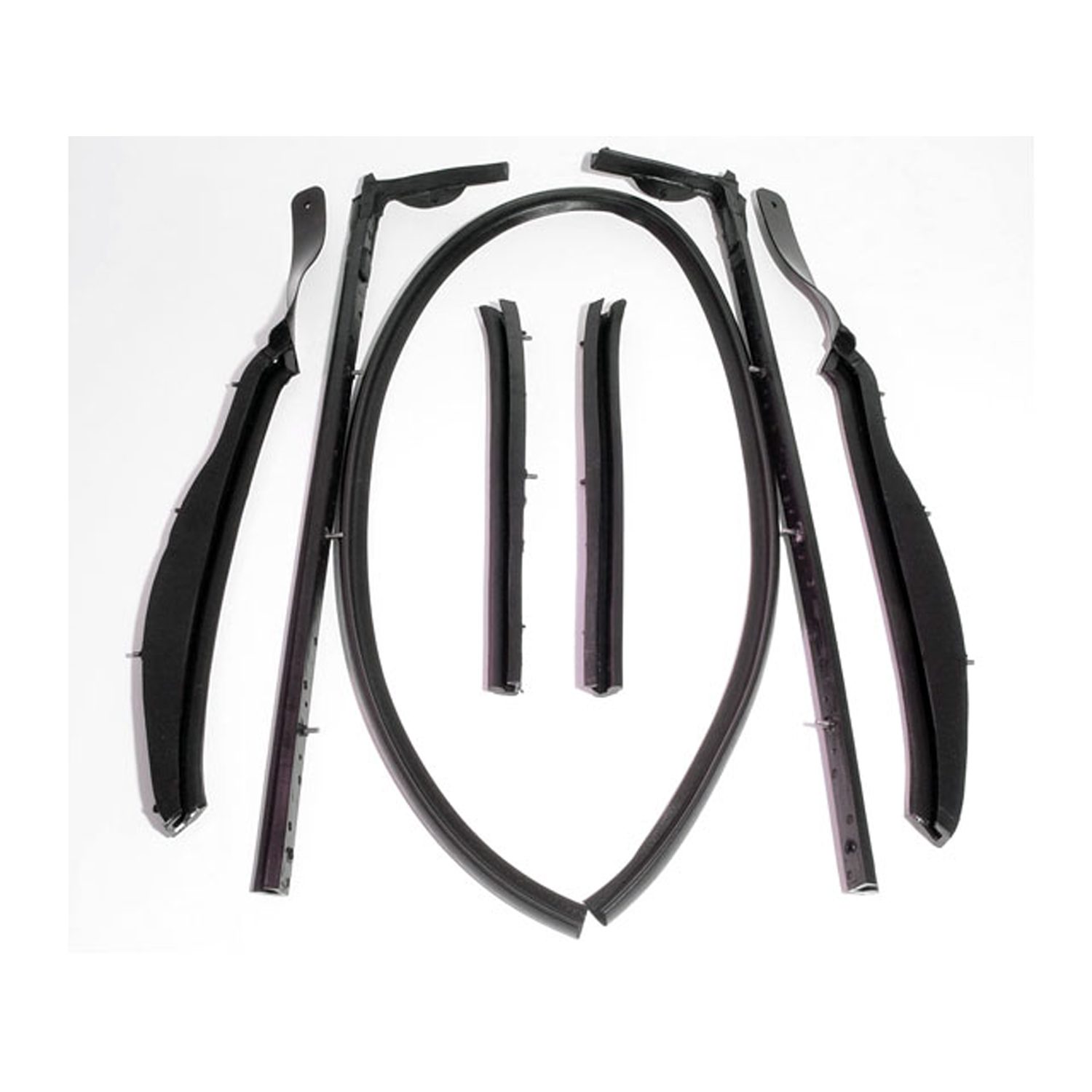 1961-1964 Buick|Cadillac|Oldsmobile Convertible Top Roof Rail Kit, Pair