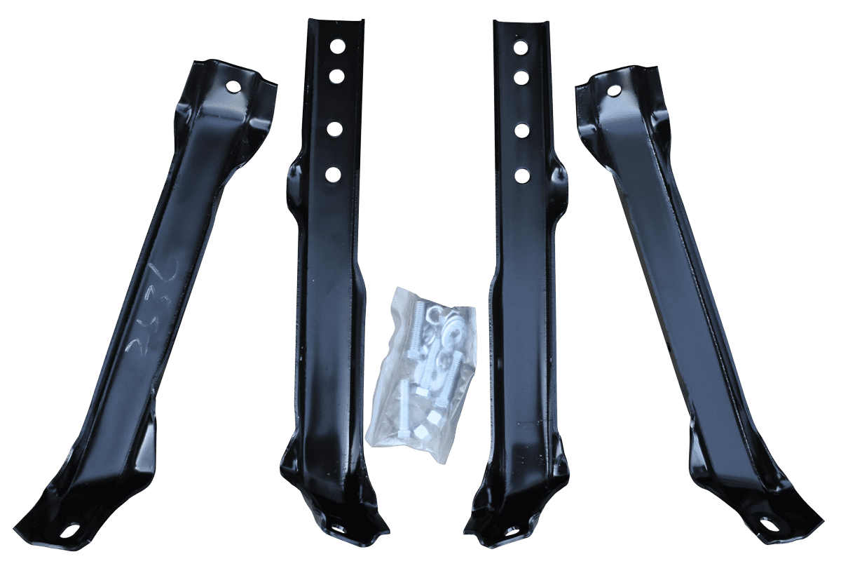 1963-1966 Chevy/GMC Pickup Rear Bumper Brackets (Stepside)