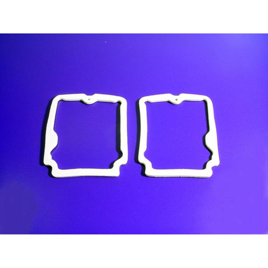 1965 Chevrolet Chevelle Tail Light Lens Gaskets, white sponge, Pair