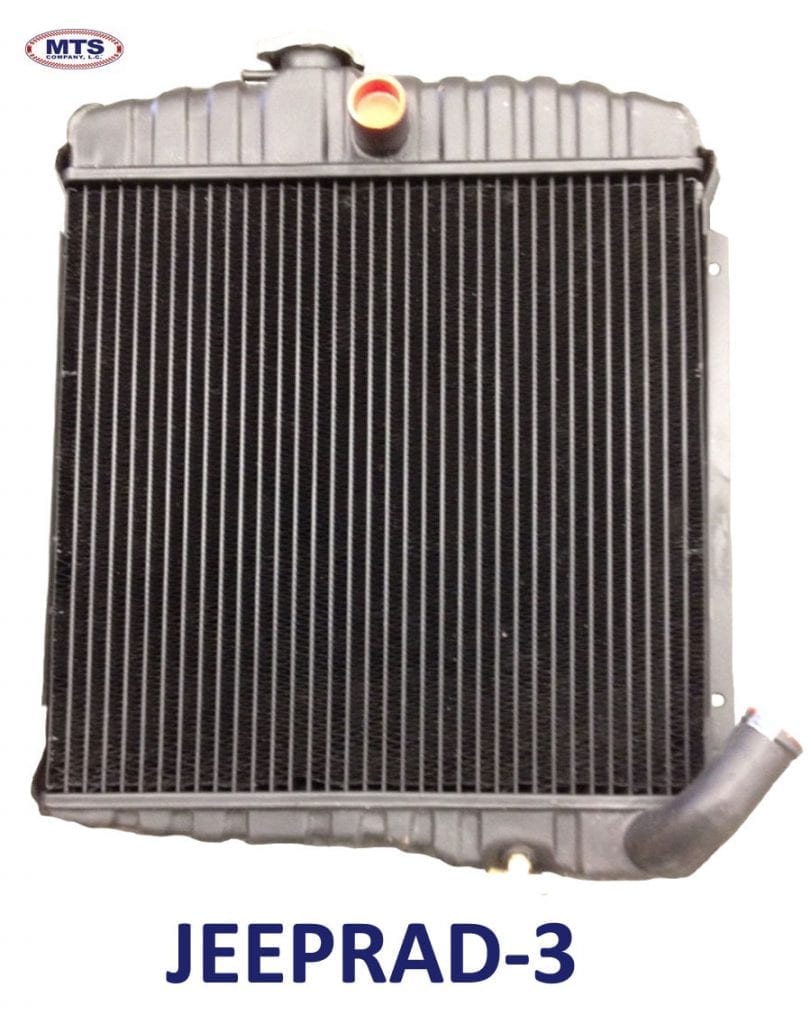 1966-1969 Jeep CJ5,CJ6 Radiator for the 225 ci, Buick V6 engine