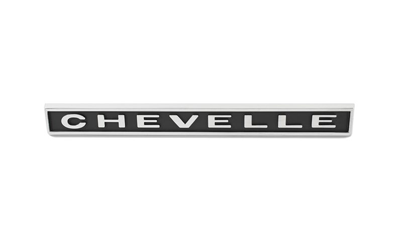 1967 Chevrolet Chevelle Rear Body Emblem, CHEVELLE