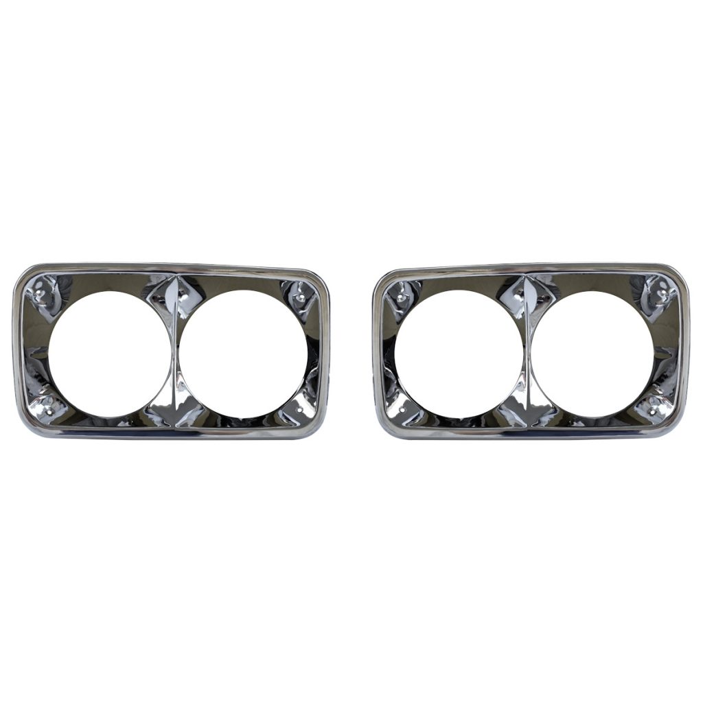 69-72 GMC Pickup|Suburban|Jimmy Chrome Headlight Bezel Set 2 Pcs