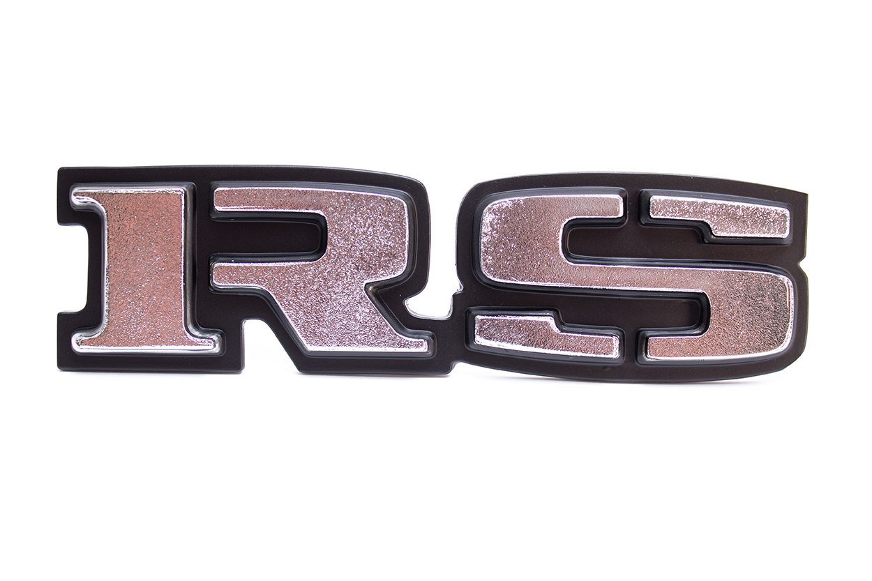 1969 Chevrolet Camaro Rear Body Emblem, RS