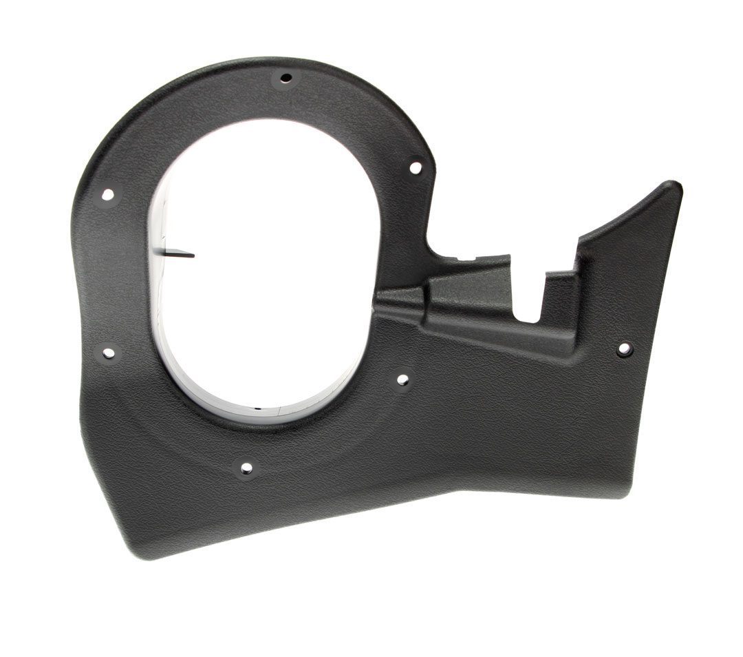 1975-1987 Chevrolet Pickup Truck Kick Panel Black, Passenger Side