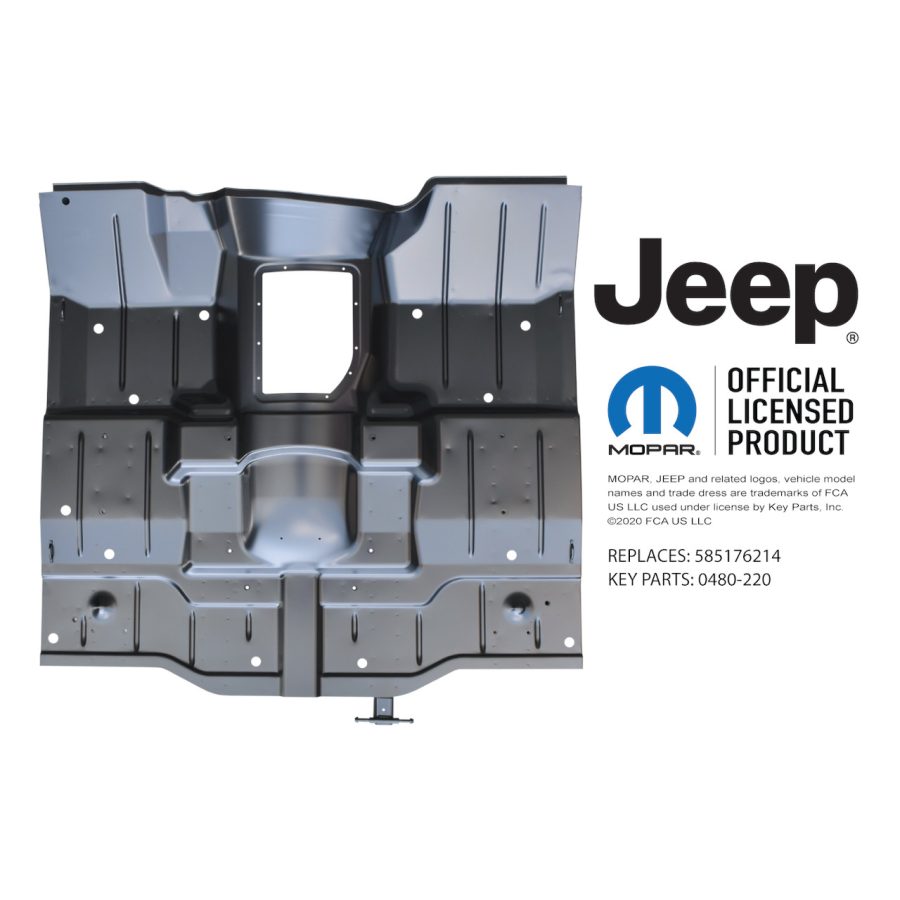 1987-1995 Jeep YJ Wrangler Full Floor Pan Assbly