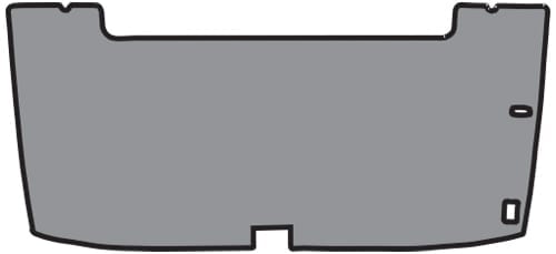 1967-1969 Plymouth Barracuda Fastback Trunk Mat, Vinyl