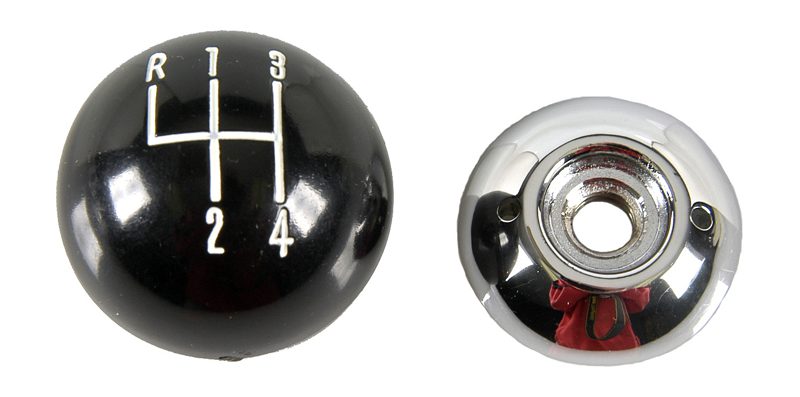Shift Ball, Black/Chrome 4-Speed Hurst