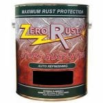 Zero Rust Paint, Rust Preventative Flat Black Gallon